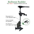 Bullnose Products, Bullnose Rudder Increases Steering Control for ...