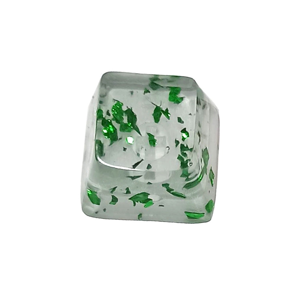 1PC New Keycap Personality Design RGB Transparent Sequins Cherry ...