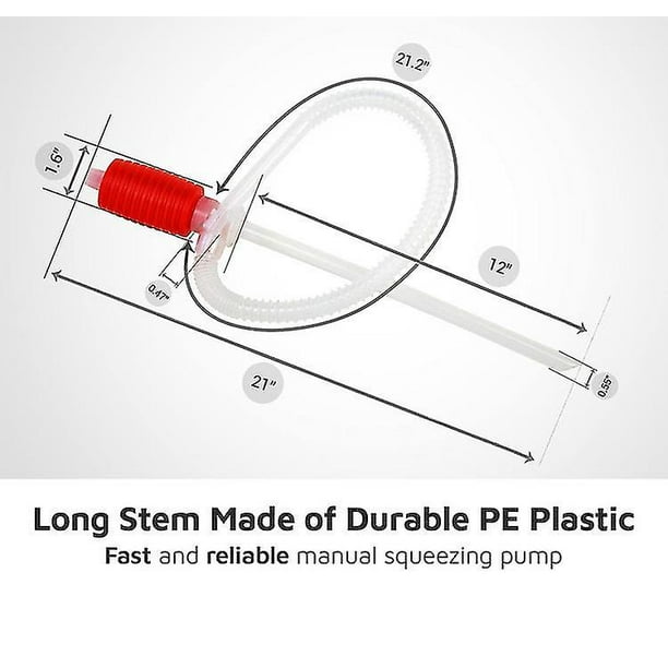 Manual Siphon Pump For Petrol, Fuel Or Water For Liquid Transfer ...