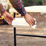 Lifetime 5 Foot Fold-in-Half Camping Folding Table, Indoor/Outdoor ...