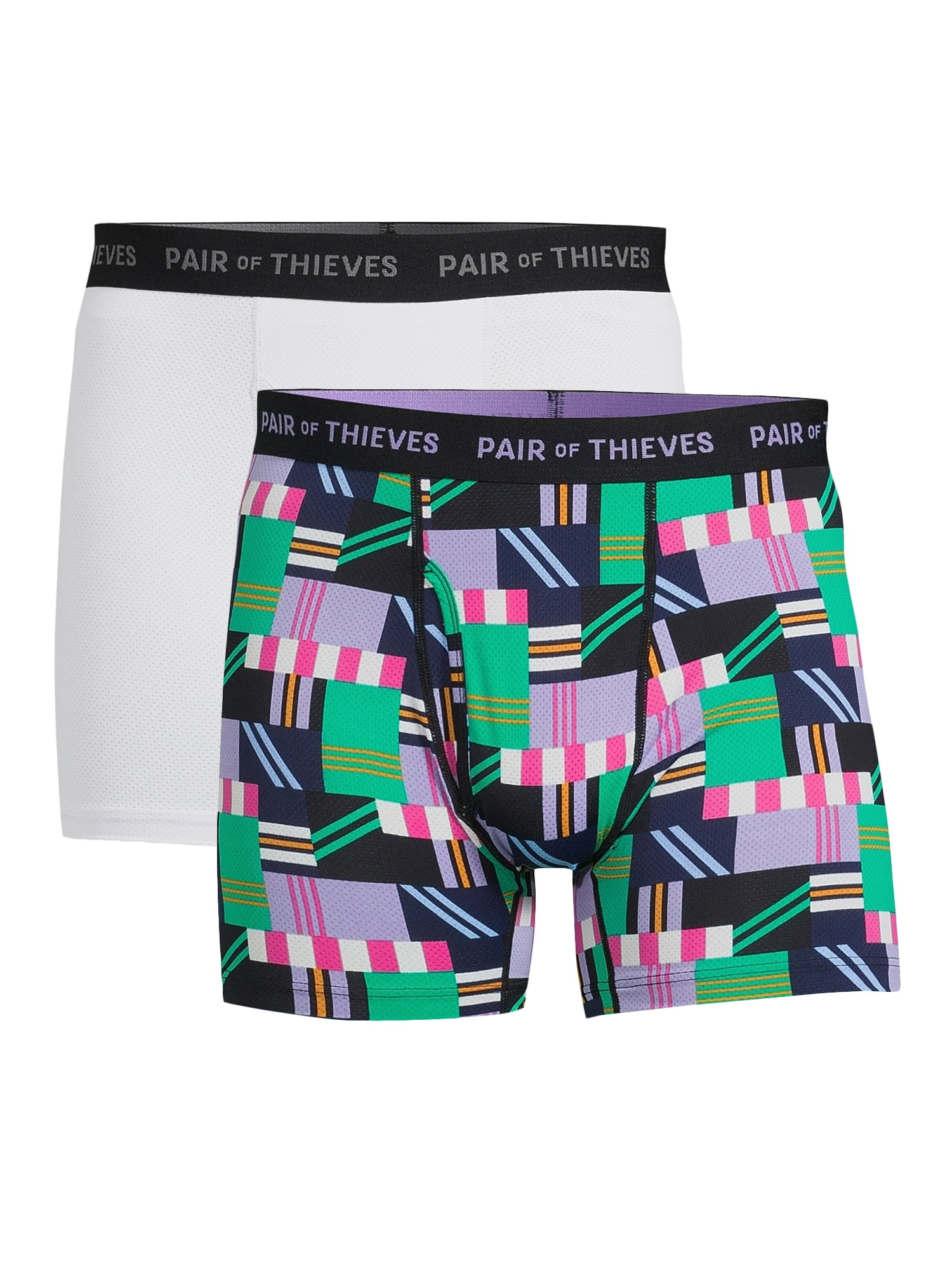 Pair of Thieves Men’s SuperFit Shoots & Ladders Boxer Briefs, 2-Pack ...