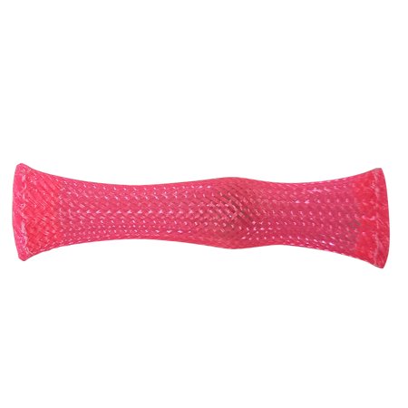 Stress Relieve Tube Toy Nylon Braided Fidget Ball Flexible Squeezing ...