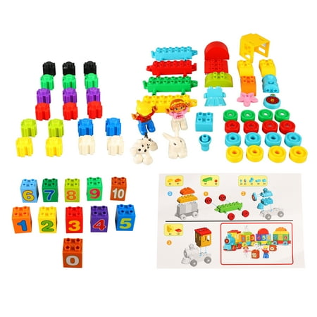 Train Number Block Toy,Train Block Toy Colorful Train Block Toy Train ...
