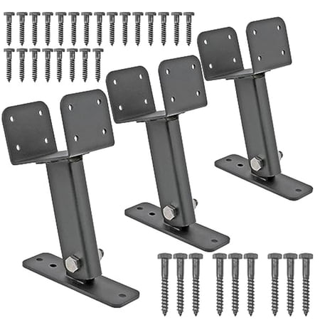 Saddle Stainless Steel Adjustable Angle Roof Riser for Wood Patio ...