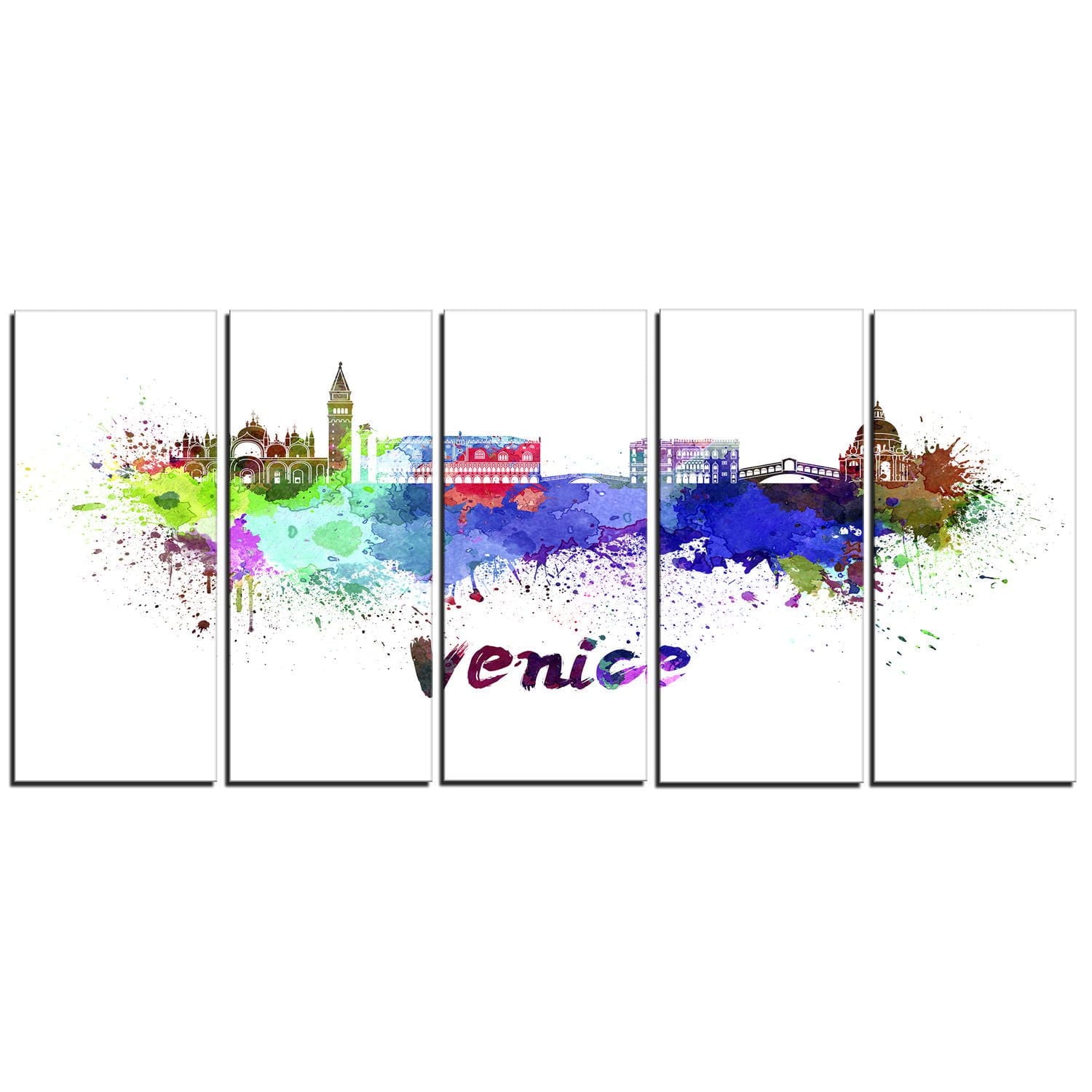 Click here for Designart Design Art Venice Skyline Canvas Print 6... prices