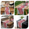 Table Runner Dresser Scarves 36 Inch Long,Watercolor Geranium Flower ...
