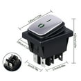 16A/220V LED Light Boats Marine Toggle Switches 6 Pin 2 Positions ...