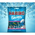 Haribo Smurfs Gummi Candies, Raspberry & Strawberry Flavors, 4 oz. Bags ...