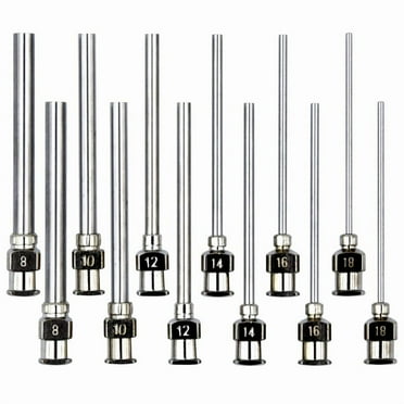 Dispense All - 14 Gauge 1/4 Inch Blunt Tipped Dispensing Needle, Luer ...