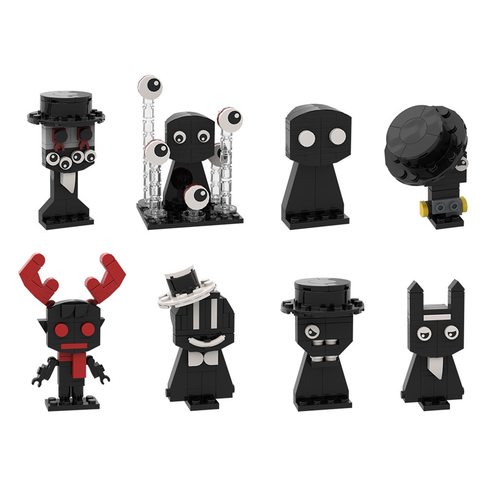 8Pcs Incredibox Sprunki Building Blocks Toys, Sprunki Game Puzzle Toys ...