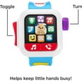 Fisher-Price Laugh & Learn Time to Learn Smartwatch Electronic Musical ...