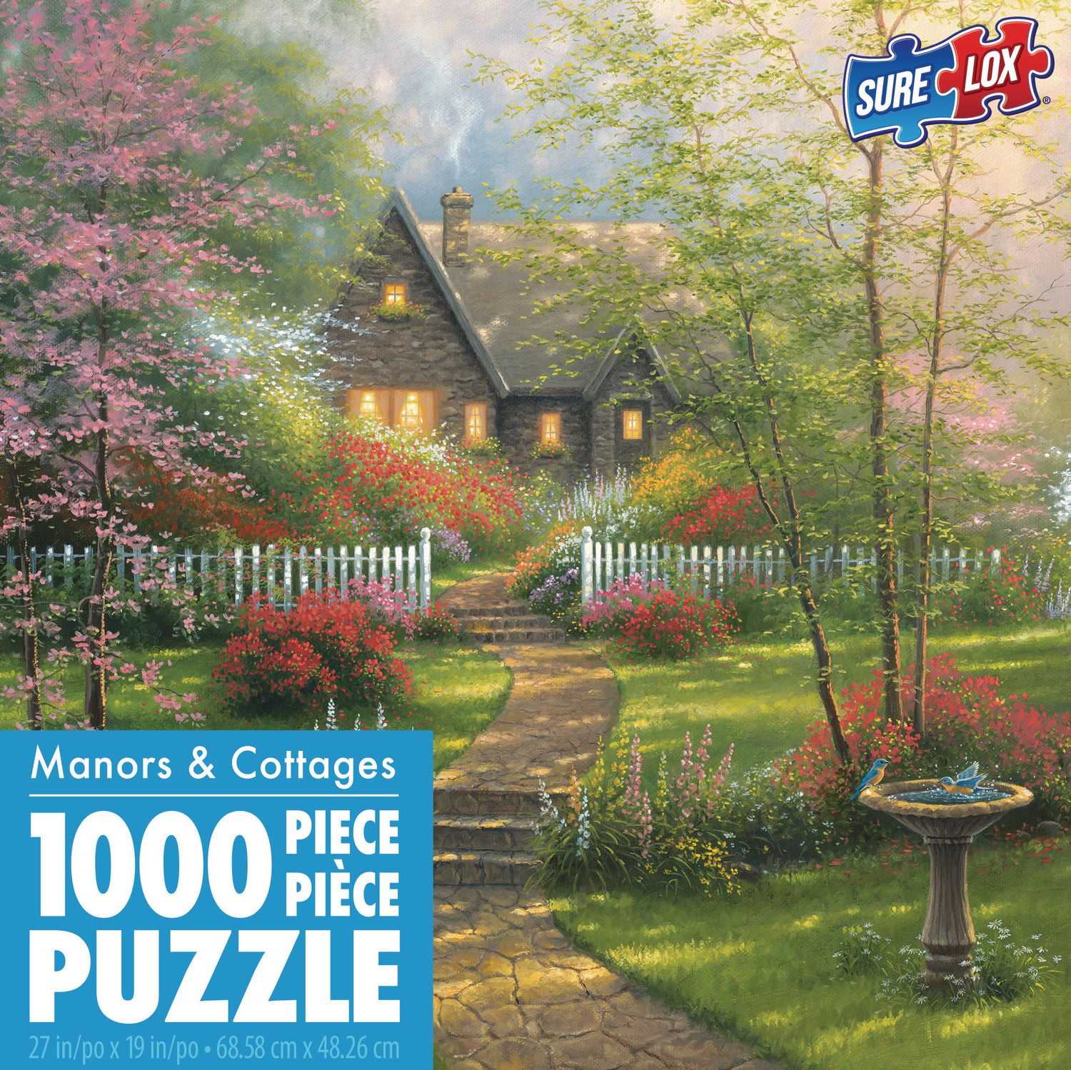 Sure-Lox 1000 Pc Manors & Cottages™ Dogwood Cottage Puzzle - Walmart.ca