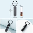 Cremation Jewelry for Ashes Pendant Urn Necklace Cylinder with Glass ...