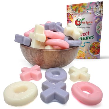 NY Spice Shop Gummy Glitter Snowflakes - 1 Pound - Gummy Candies ...