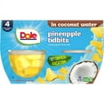 (6 pack) Dole Fruit Bowls Pineapple Tidbits in Coconut Water*, 4 oz ...