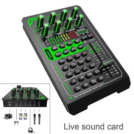 E1 sound card live mixer sound card sound effect processor microphone ...