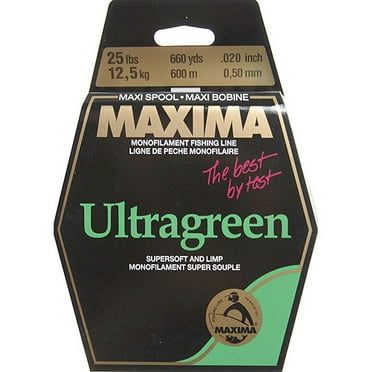 Maxima Ultragreen One Shot Spool 25lb 250yds - Walmart.com