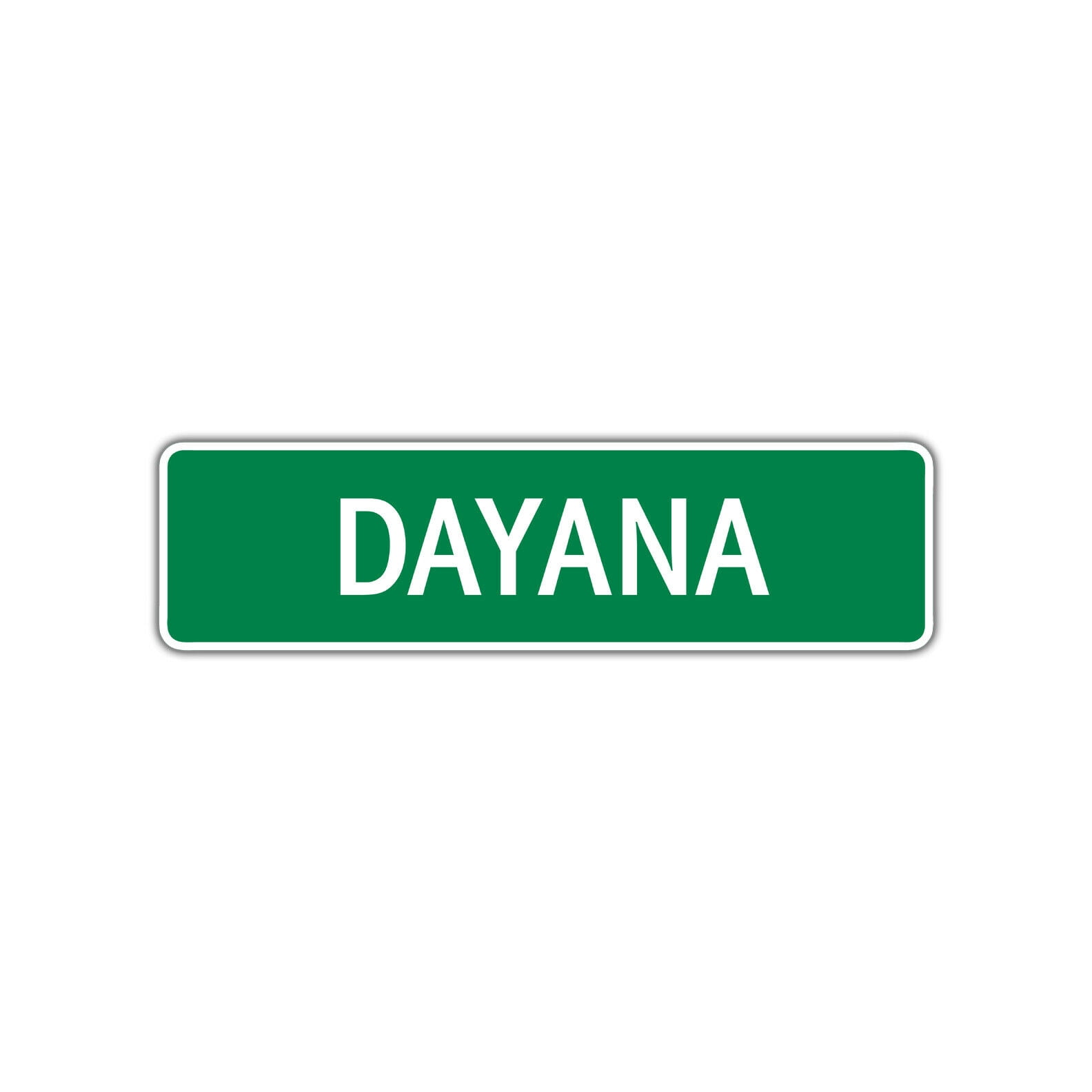 Dayana Girls Children Indoor Outdoor Unique Wall Novelty Name Letter ...