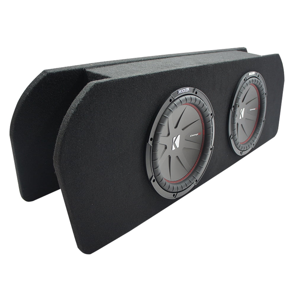 2016 - UP Ford Mustang Coupe Kicker CompR CWR12 Dual 12" Custom Sub Box ...