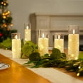 Ivory Flameless LED Candles with Remote Control & Timer, Battery ...