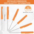 10 Pieces Pocket Screwdriver Mini Tops and Pocket Clips Magnetic ...