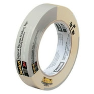 3M 1/2" x 36 Yards Double Sided Masking Tape 410M Natural 3 Rolls ...