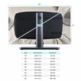 Black Tulip TV Dust Cover 32 Inch, Minimalist Modern Flower Art Linen ...