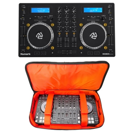 Numark Mixdeck Express Premium DJ Mixer/Controller + Travel Bag Carry ...