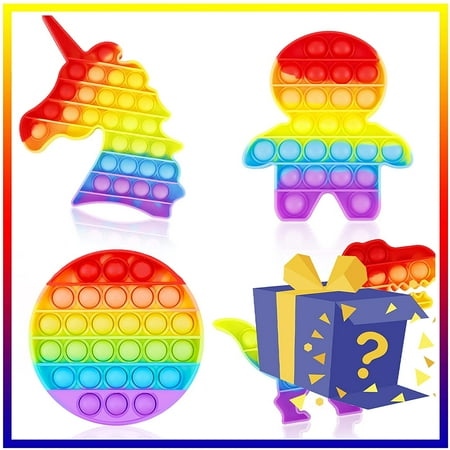 IGUOHAO 4 Packs Pop Poop Fidget Toy, Sensory Anxiety Stress Relief ...