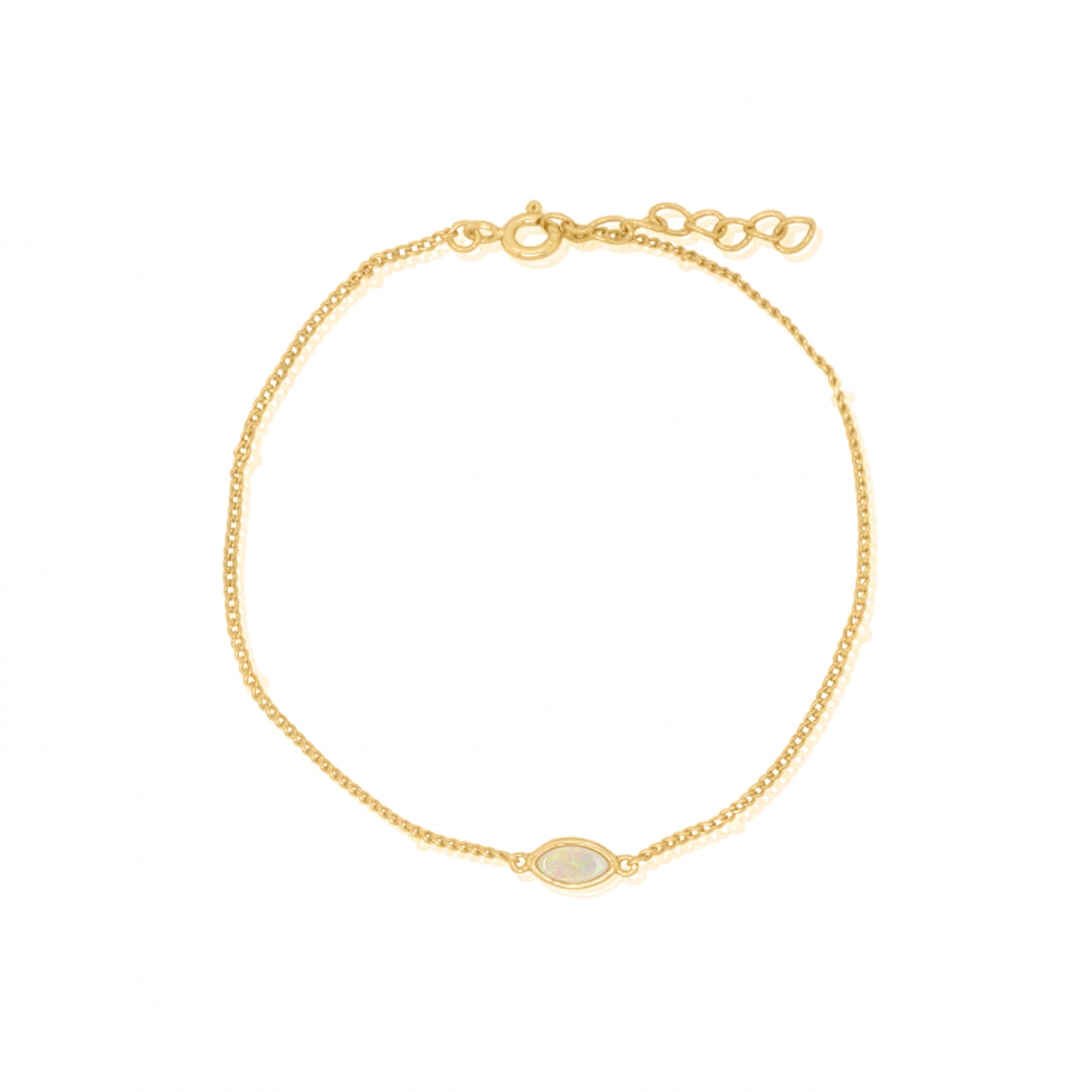 Click here for Mercie Sterling Silver Gold Vermeil Opal Bracelet... prices