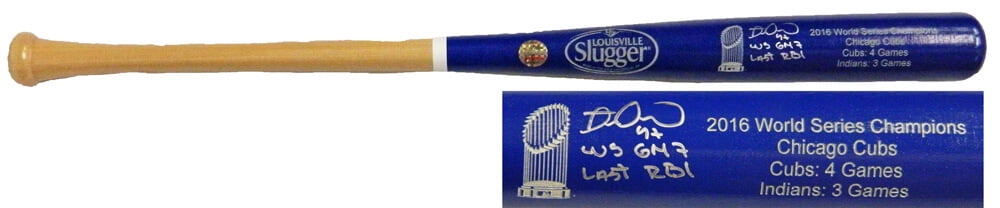 Miguel Montero Signed Louisville Slugger Chicago Cubs 2016 World Series ...