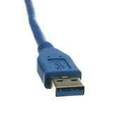 Cable Wholesale 10U3-03101 Blue Micro USB 3.0 Cable, Type A Male to ...
