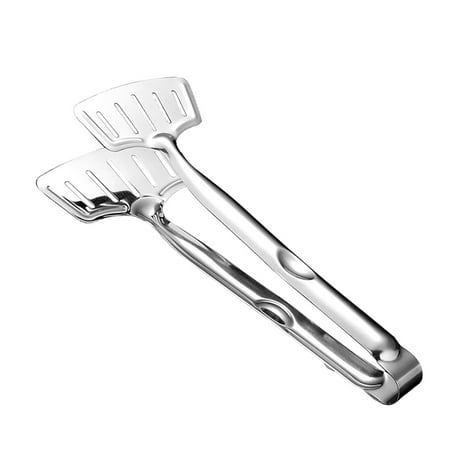 BBQ Thongs Stainless Steel Food Clip Steak Bread Hollow Thongs Meat ...