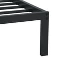 GranRest 16" Platform Metal Bed Frame with Steel Slat, Mattress ...