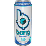 BANG Energy Drink, Blue Razz, 16 fl oz, 4 Pack - Walmart.com