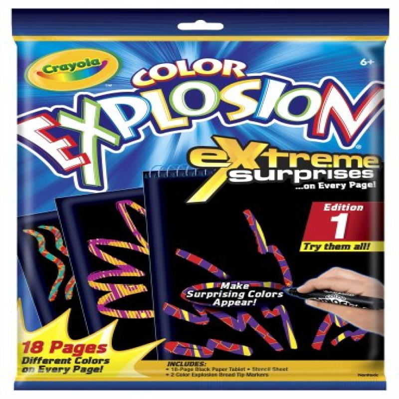Crayola Color Explosion Extreme, Black - Walmart.com