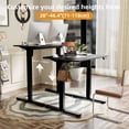 Ergomaker Electric Standing Desk，Height Adjustable Desk with Splice ...