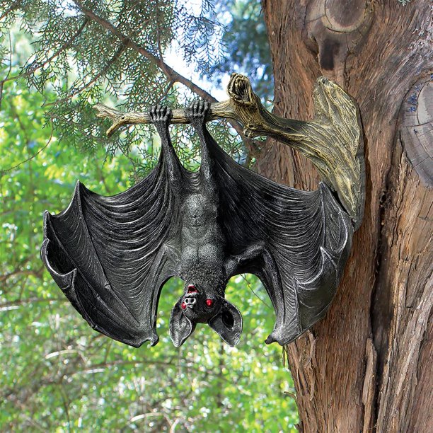 Design Toscano 8" Demon of the Night Vampire Bat Garden Statue ...