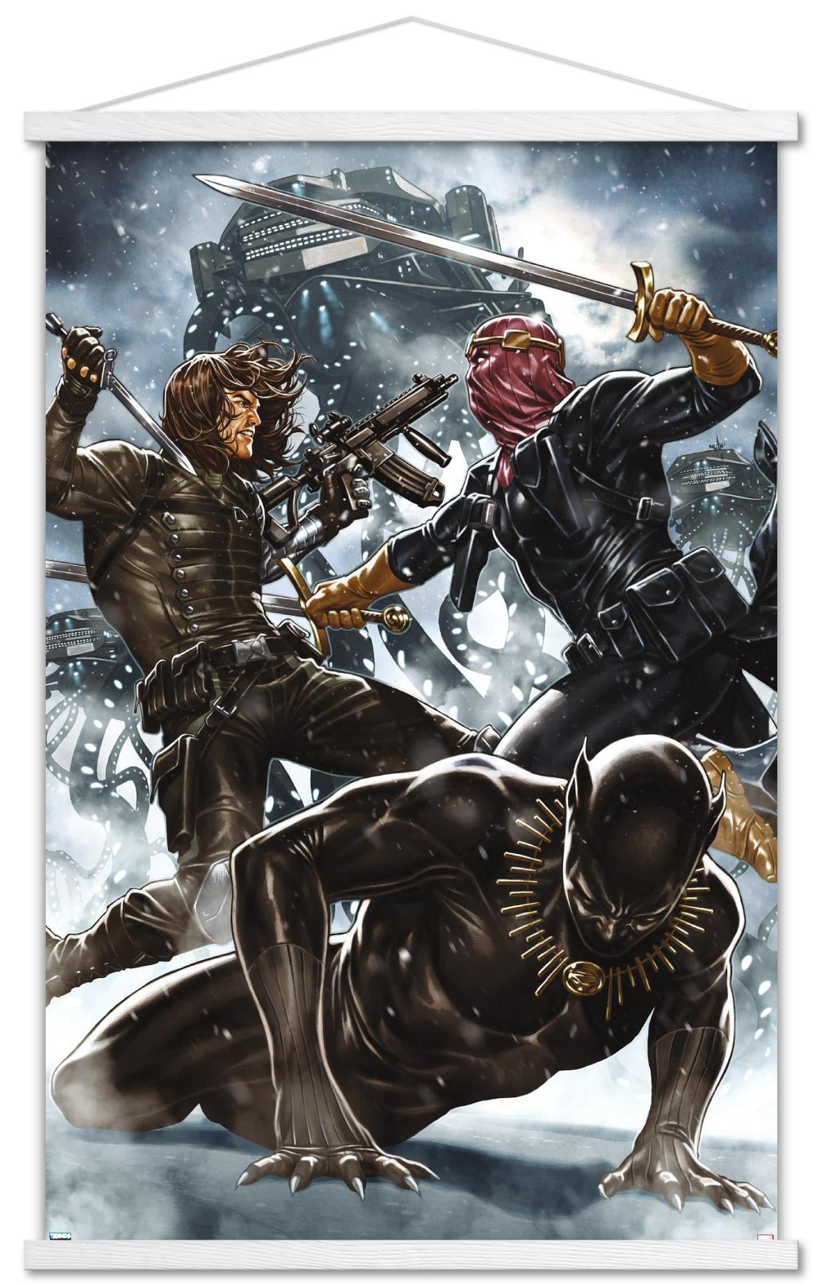 Marvel Comics - Baron Zemo - Secret Empire #9 Wall Poster with Wooden ...