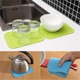 Cup Mat Silicone Drain Mat Insulated Kitchen Table Mat Non Slip Water ...