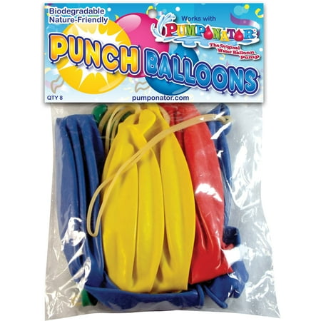 Pumponator Punch Ball Balloons, Assorted Colors - Walmart.com