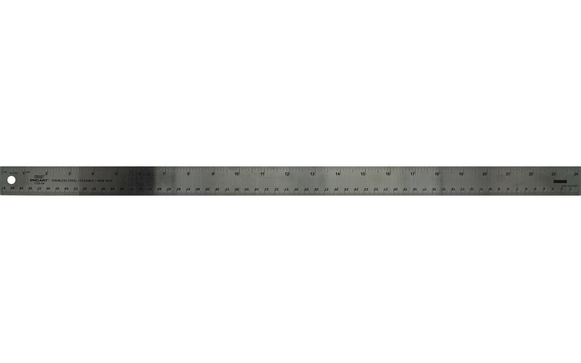 Pro Art Ruler 24" Stainless Steel - Walmart.com