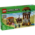 LEGO Minecraft The Pillager Outpost and Ravager Building Toy - Video ...