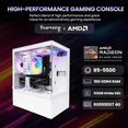 Suevery Gaming PC Desktop, AMD Ryzen 5 5500, Radeon RX 6500XT 4GB, 16GB ...