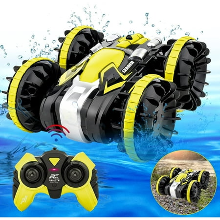 KATEA Amphibious RC Car for Kids, Toys for 5-10 Year Old Boys, 2.4 GHz Remote Control Boat Stunt ...