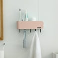 OAVQHLG3B Hanging Toothbrush Holder With 2 Cups , Toothbrush Holder ...