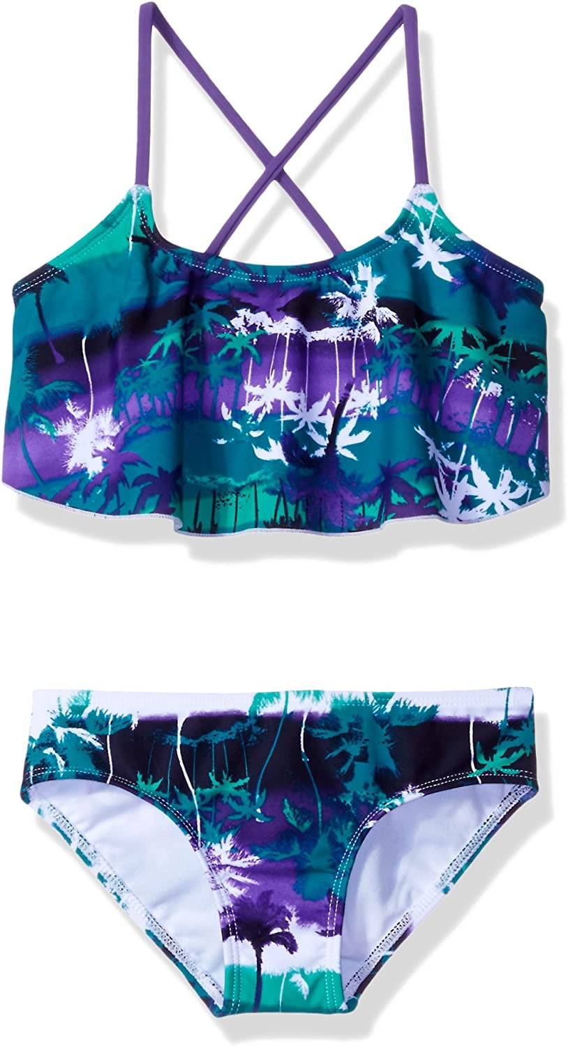 Kanu Surf Girls Alania Flounce Bikini Beach Sport 2 Piece Swimsuit 6