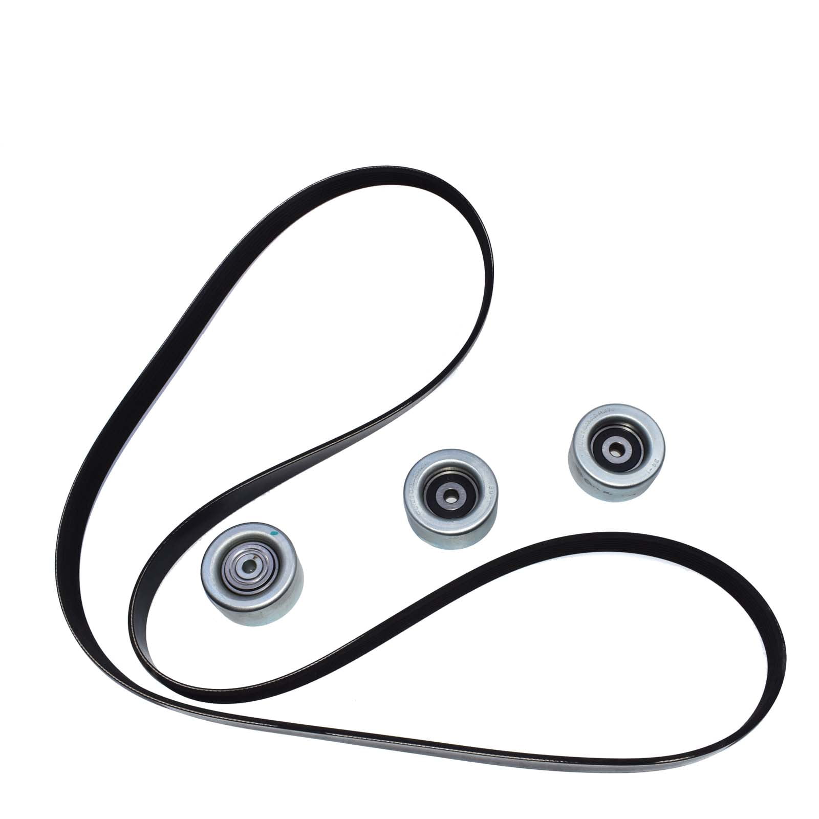 4Pcs Serpentine Drive Belt & Idler Pulley Kit For Toyota 4Runner Tacoma ...