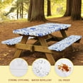 Abstract Physics Formula Picnic Table Cover with Bench Covers Equations ...