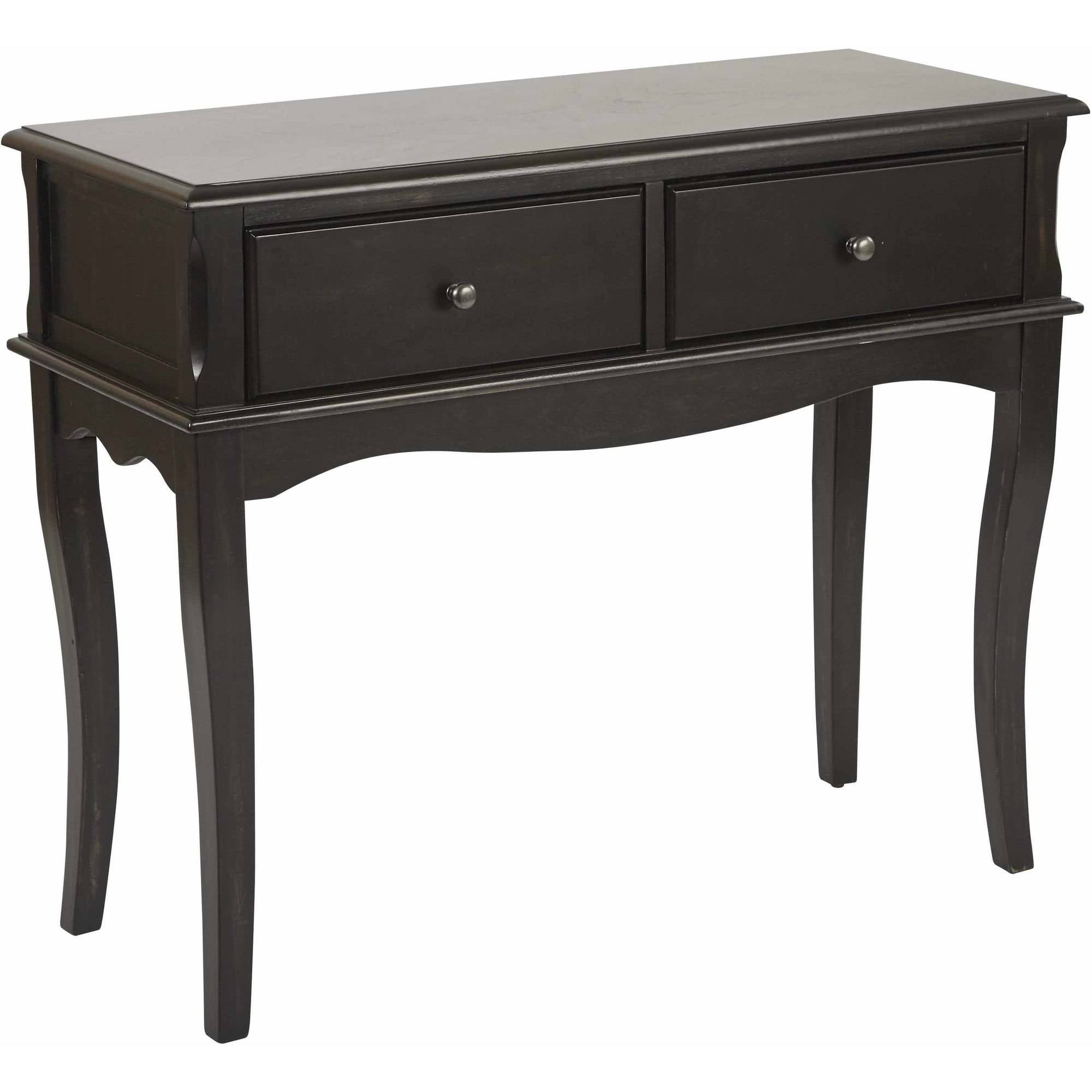 OSP Home Furnishings Calera Storage Console with Antique Black Finish ...